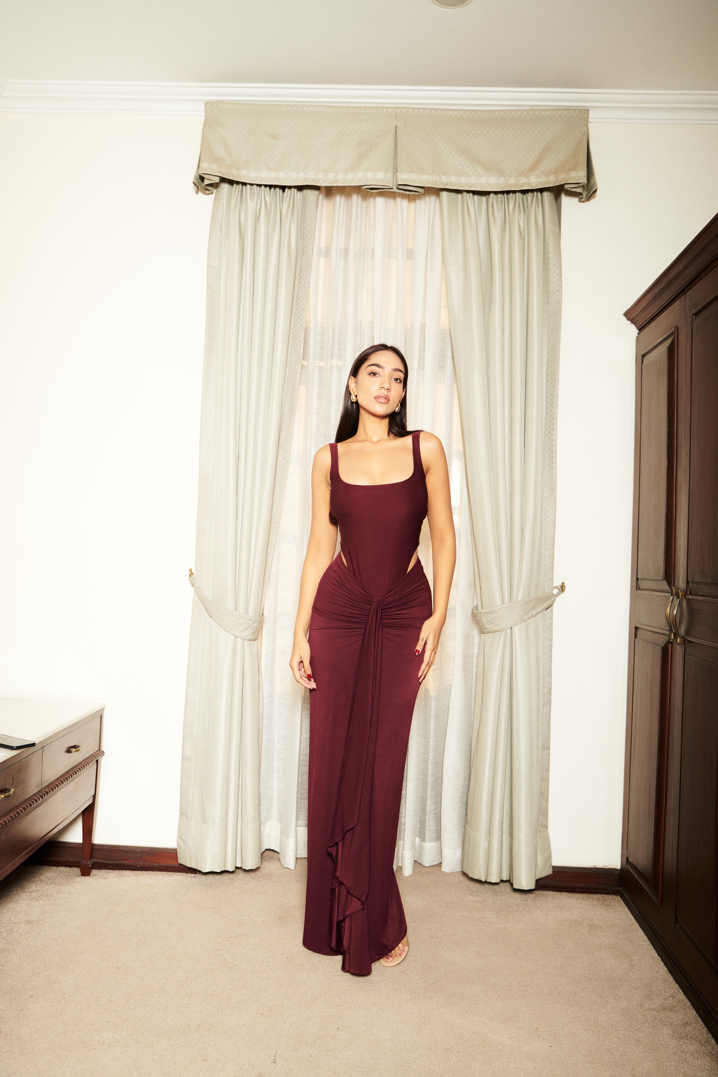 CHERRY WRAP SKIRT – LabelAnkitaJain