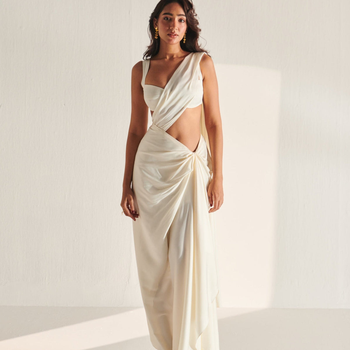 IVORY SARI – LabelAnkitaJain