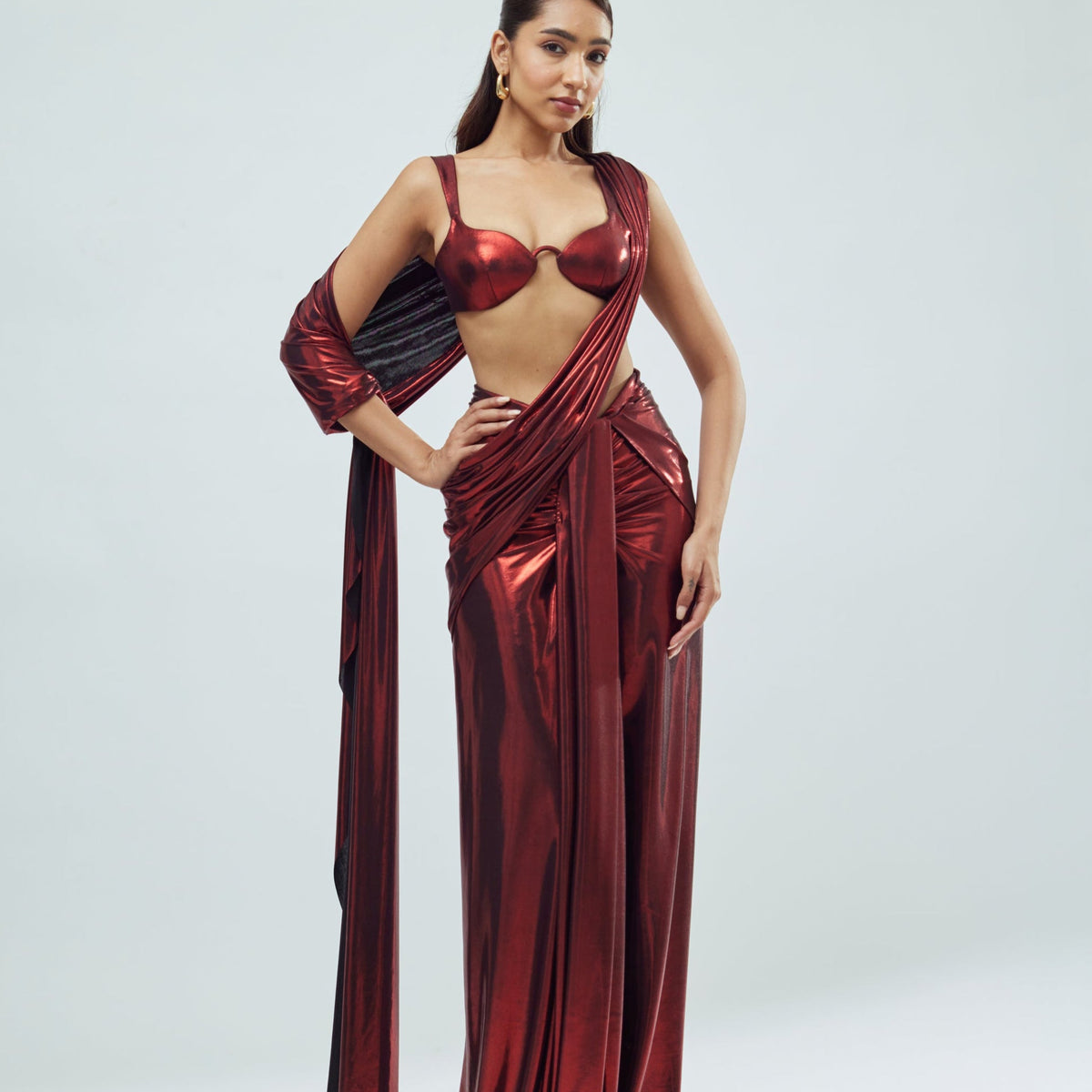 MOLTEN SARI SET – LabelAnkitaJain