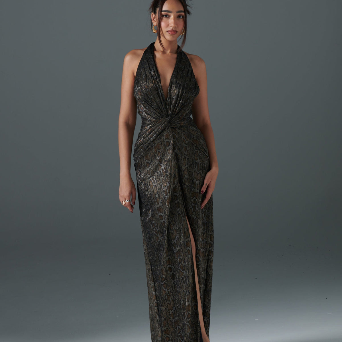 SERPENT KNOT DRESS – LabelAnkitaJain