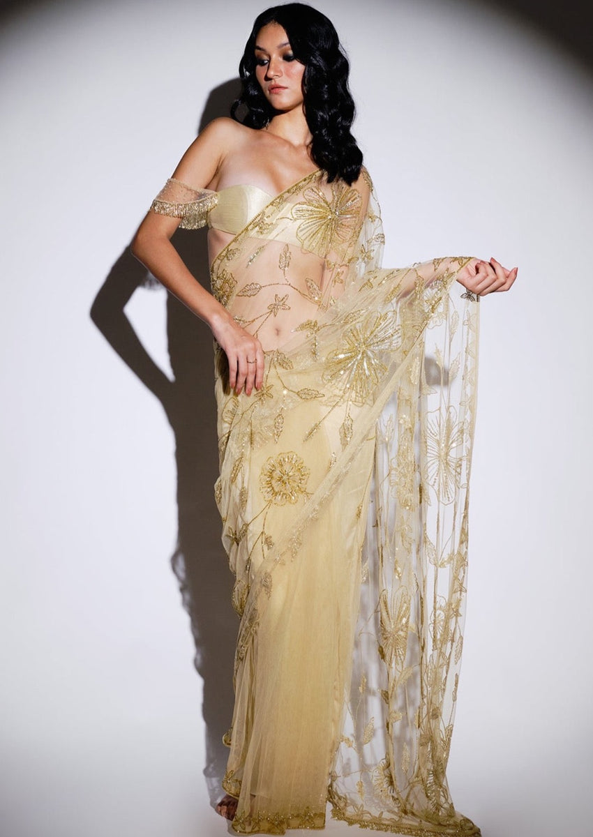 GILDED SARI – LabelAnkitaJain